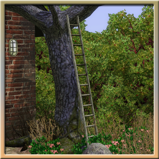 The Sims Resource | Decorative wall ladder
