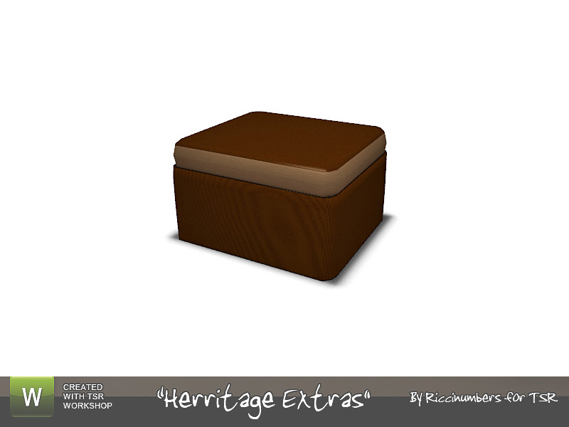 The Sims Resource | Herritage Extras Ottoman