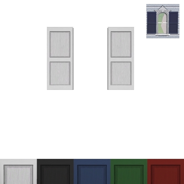 The Sims Resource | Exterior Shutters for the Wishing Window