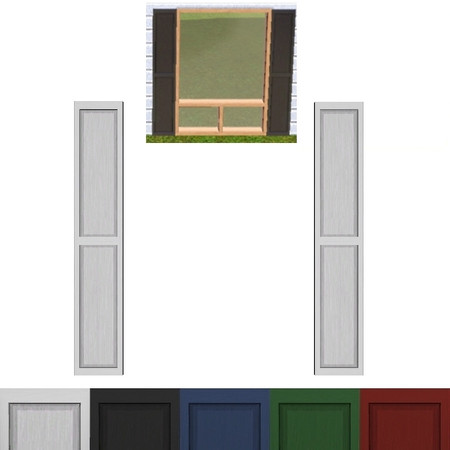 The Sims Resource | Exterior Shutters for the Limbo Window