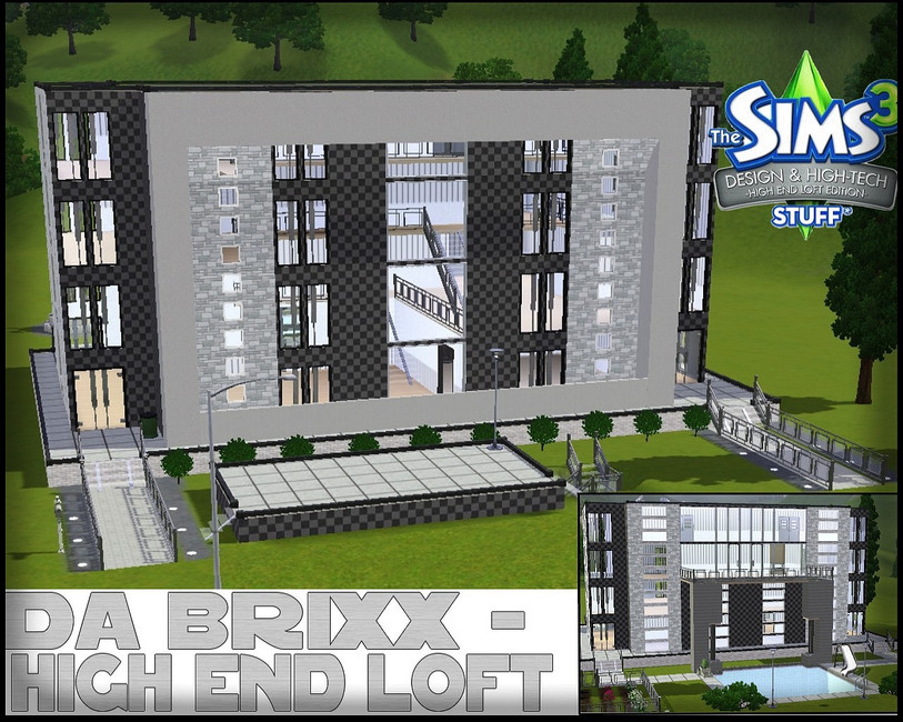 The Sims Resource - Da Brixx - High End Loft