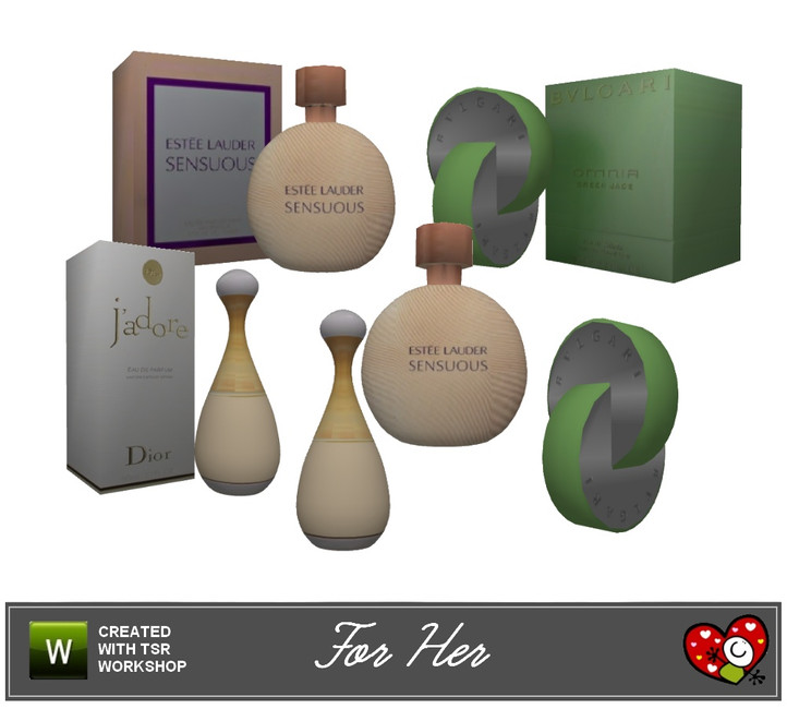 The Sims Resource - For Her_Perfume Set