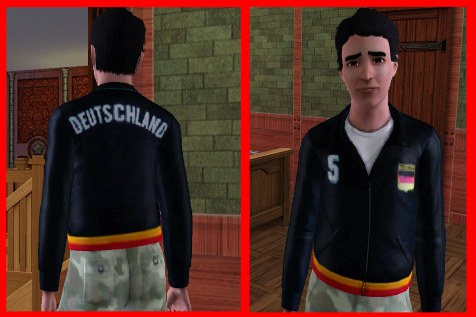 The Sims Resource - Germany Track Jacket for Teen Boys