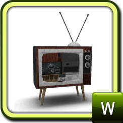 The Sims Resource | Poor and Happy Set Vintage Tv