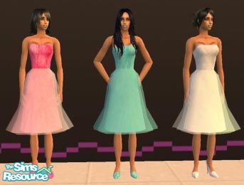 The Sims Resource | Party Dress