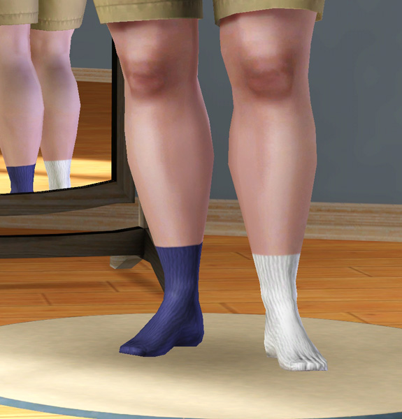 The Sims Resource - Odd Socks Teen - Elder Female