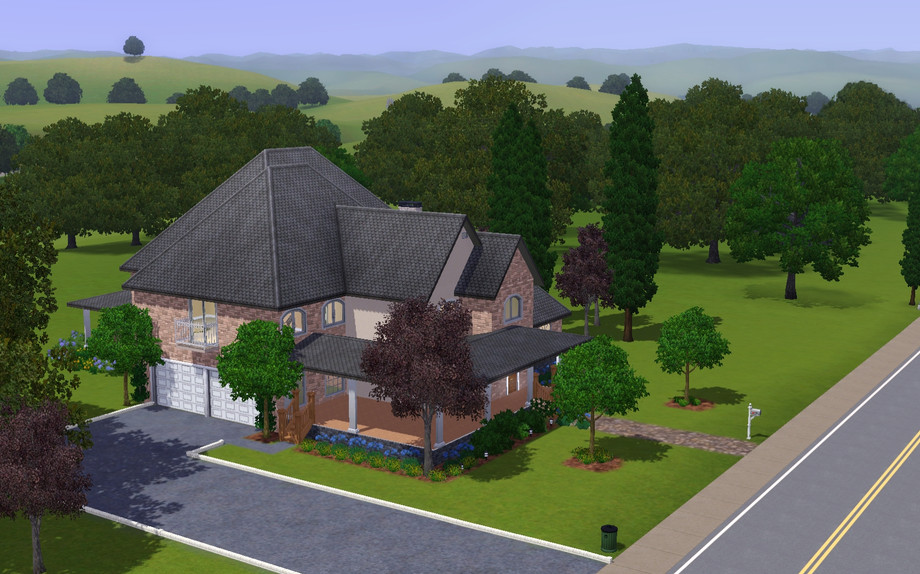 The Sims Resource | Beautiful Traditional Two-Story Home