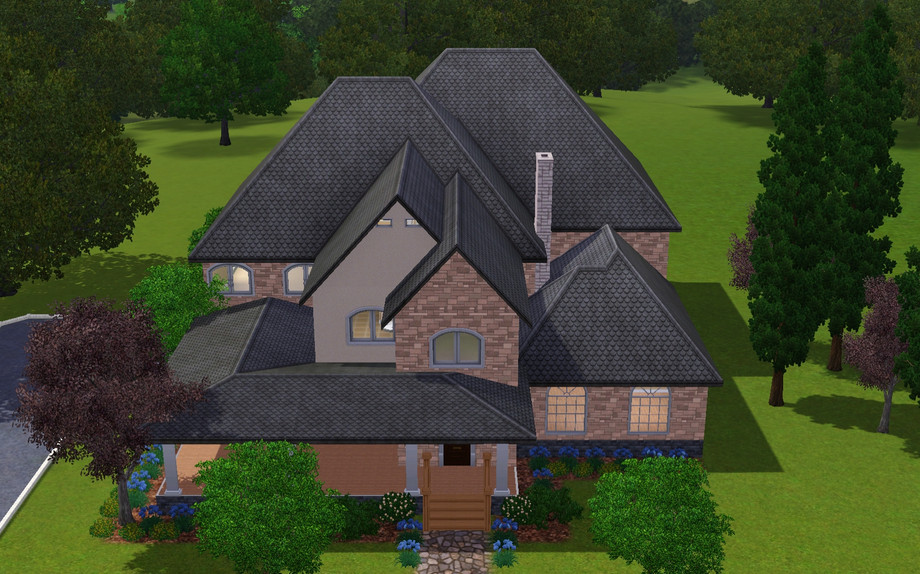 The Sims Resource | Beautiful Traditional Two-Story Home