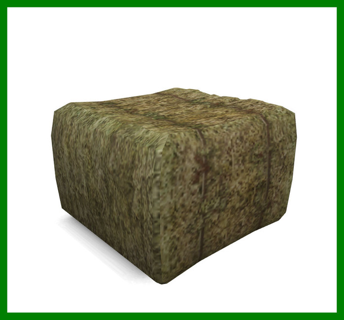 The Sims Resource - Hay Bale Living Room Chair