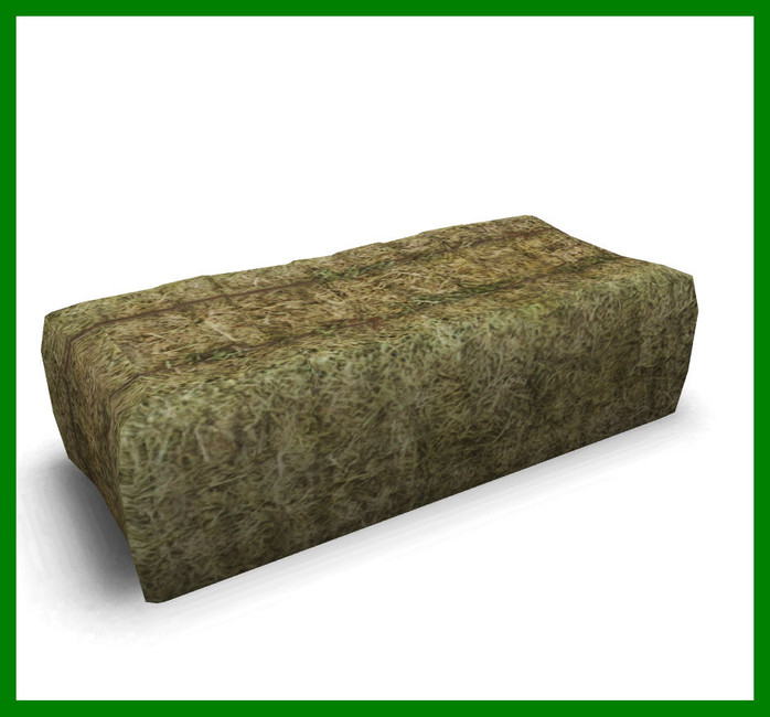 The Sims Resource - Hay Bale Loveseat