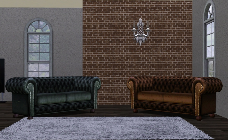 The Sims Resource - Chesterfield Loveseat