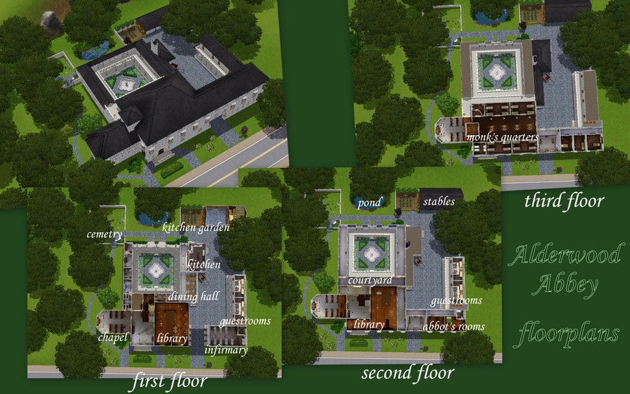 The Sims Resource | Alderwood Abbey