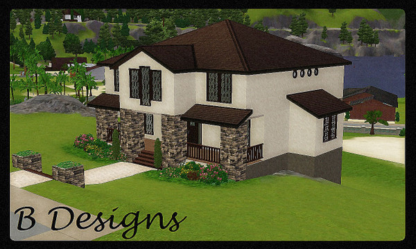The Sims Resource | B Designs 15 Family Home