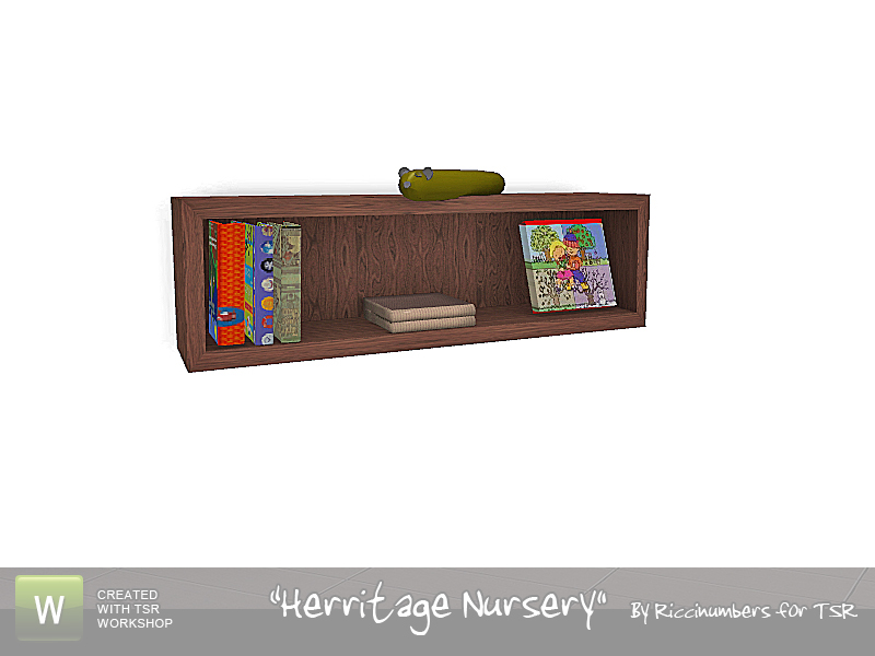 The Sims Resource - Herritage Nursery Shelf