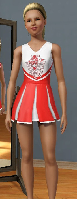 The Sims Resource | Cardiff devils cheerleader