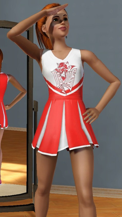 The Sims Resource | Cardiff devils cheerleader