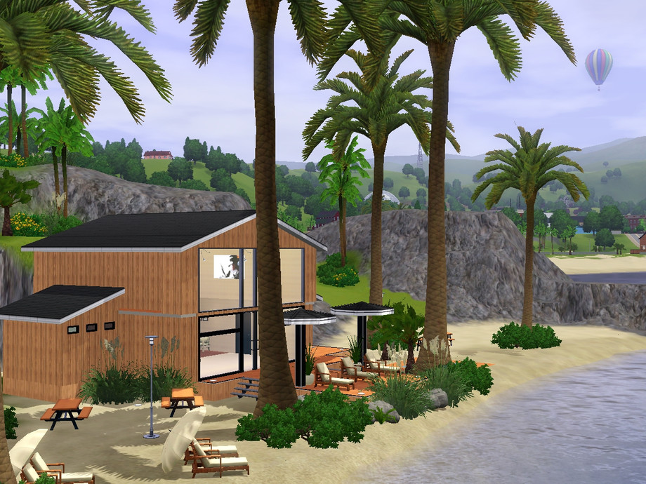 The Sims Resource | Sunny Side Strand Beach Club N Grill