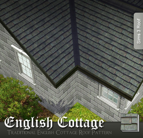 The Sims Resource | English Cottage Roofing
