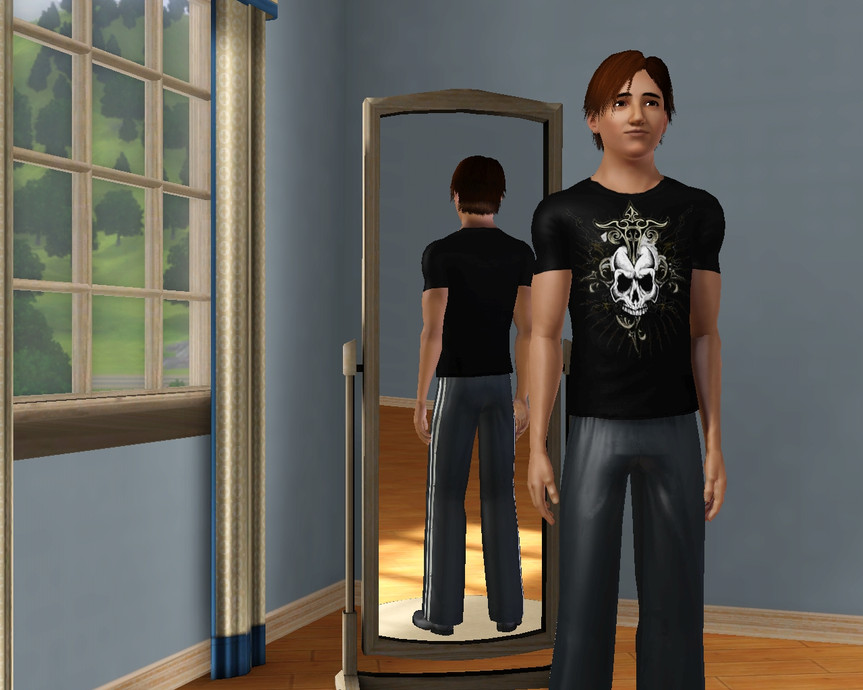 The Sims Resource | Skull T-shirt 2
