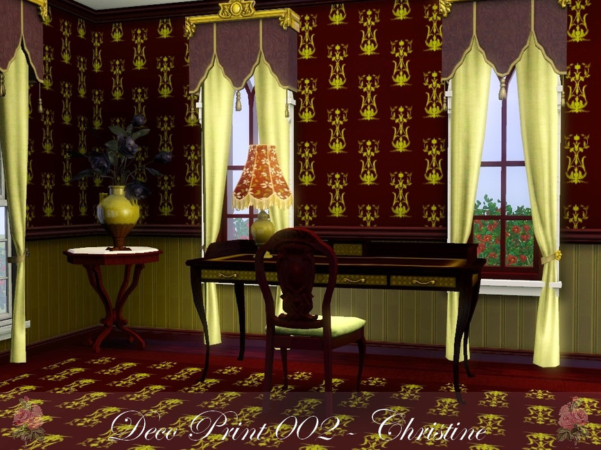 The Sims Resource - Art Deco Patterns DV002