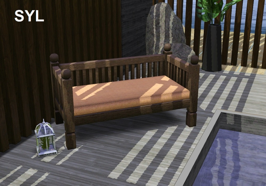 The Sims Resource - SYL Zen Paradise Daybed 2