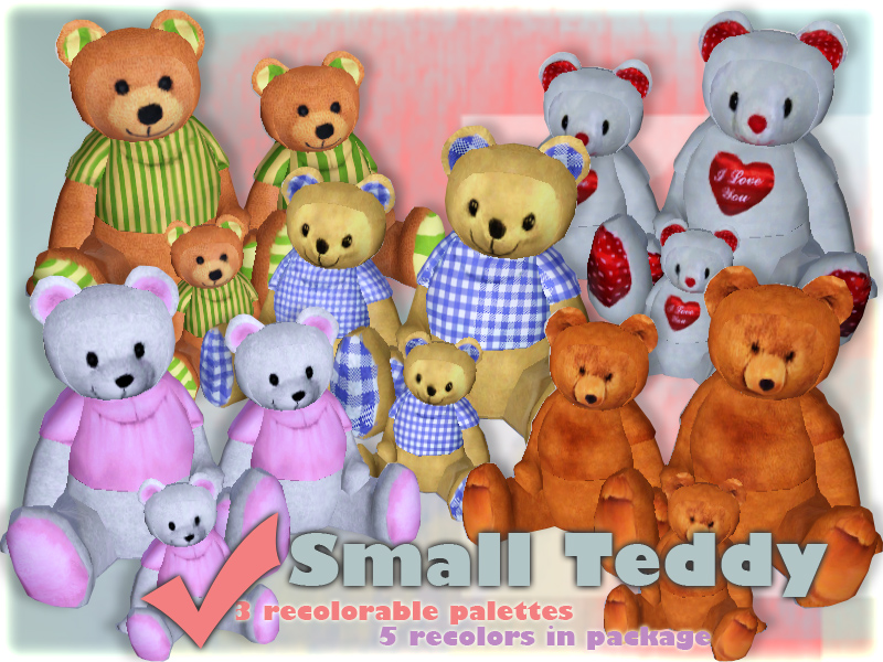 The Sims Resource | S2S Teddy Bear (Small)