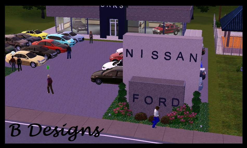The Sims Resource - B Designs 27 Car Dealership