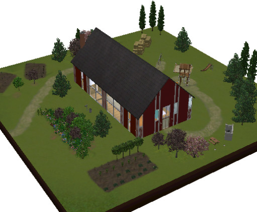 The Sims Resource | Renovated Barn House