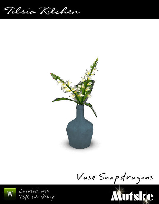 The Sims Resource - Tilsia Vase Snapdragon