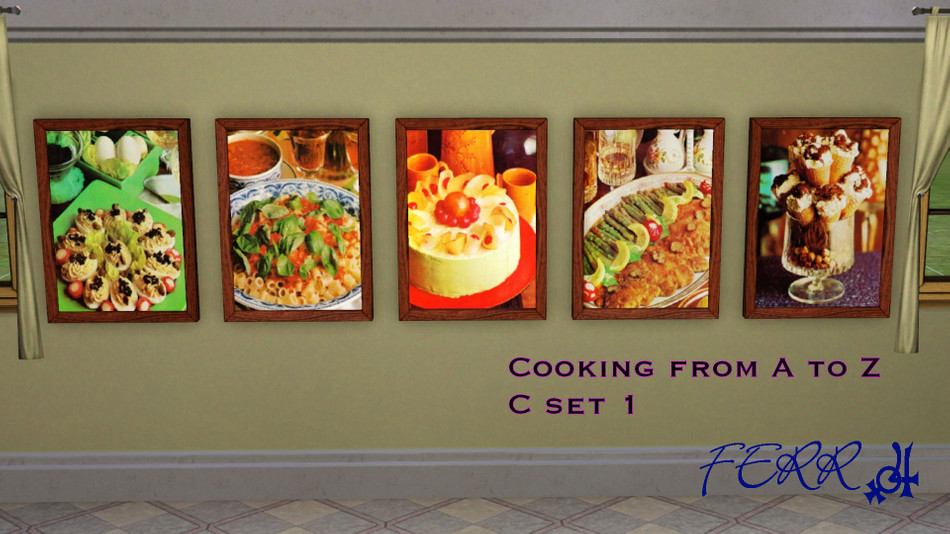 The Sims Resource - Cooking from A to Z Cset1