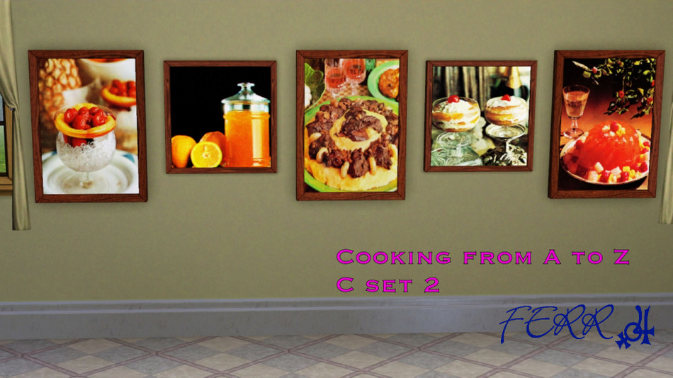The Sims Resource - Cooking from A to Z Cset2