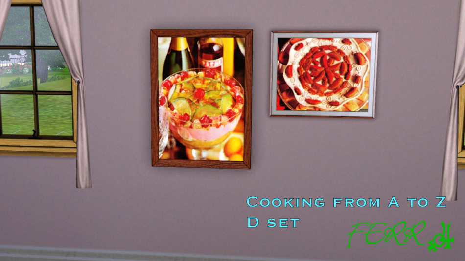 The Sims Resource - Cooking from A to Z Dset