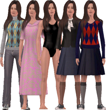 The Sims Resource - Rachel-glee club