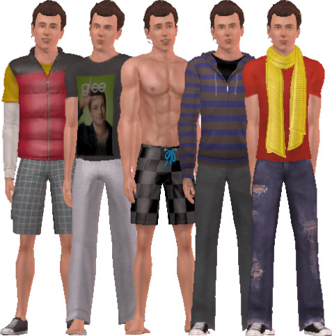 The Sims Resource - finn - glee club