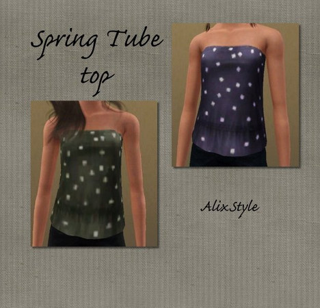 The Sims Resource - Teen tube top