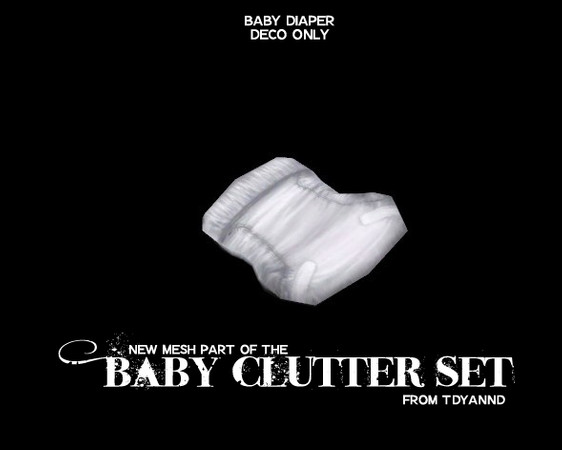 The Sims Resource | Baby Clutter Set Diaper