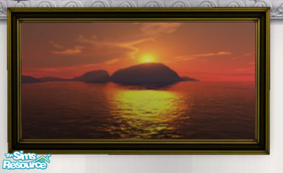 The Sims Resource - Sunset Painting