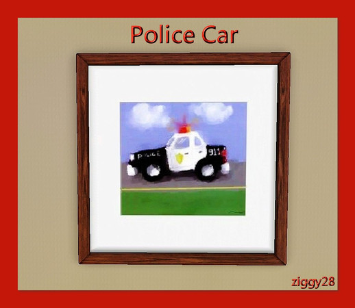 The Sims Resource | Police Car