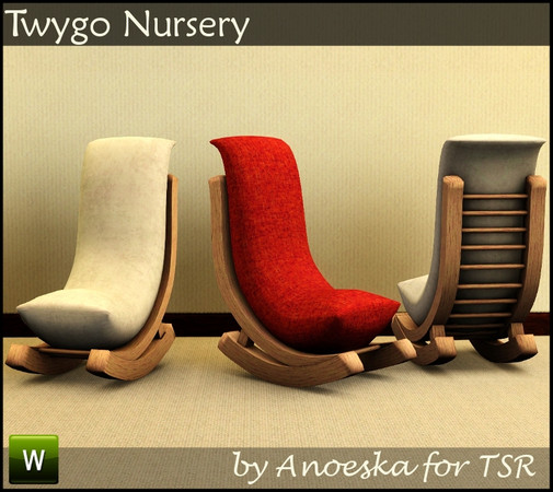 The Sims Resource | Twygo Rocking Chair