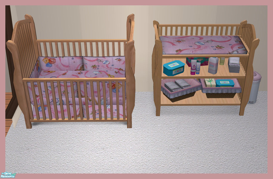 The Sims Resource - Changing Table Recolors Lt Wood Pink Fabric