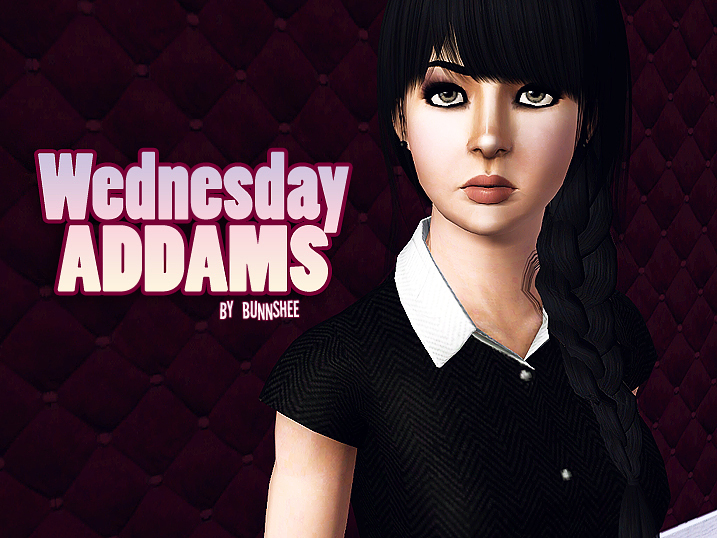 The Sims Resource | Wednesday Addams