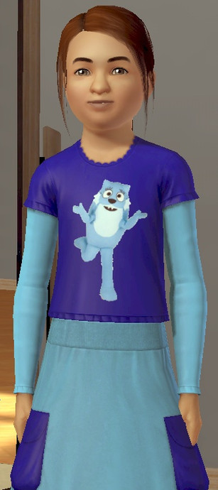 The Sims Resource | Yo Gabba Gabba Layered Tee Set