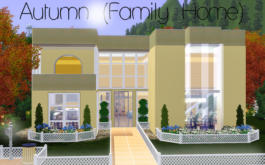 The Sims Resource - Autumn (Family Home *partly furn.)