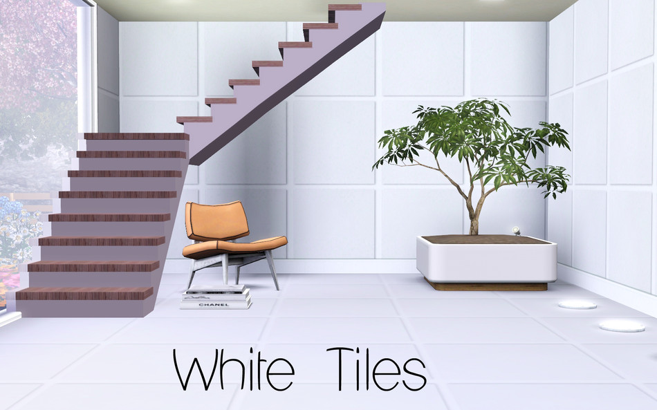 The Sims Resource - White Tiles