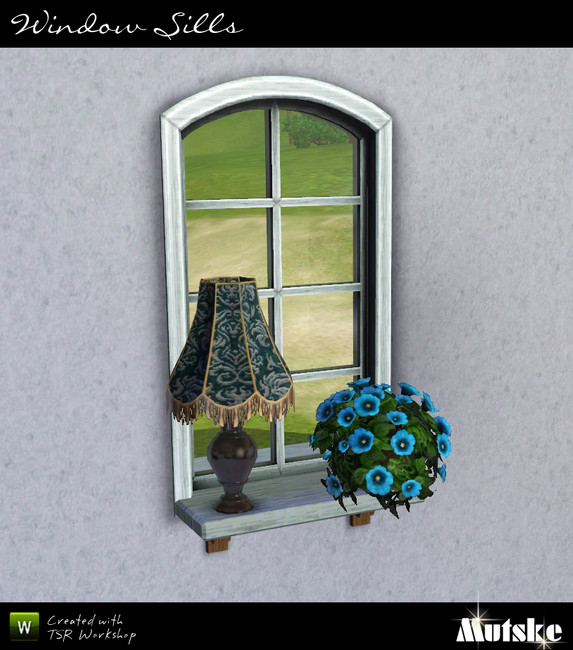 The Sims Resource - Window Sill for the Shuttered Window