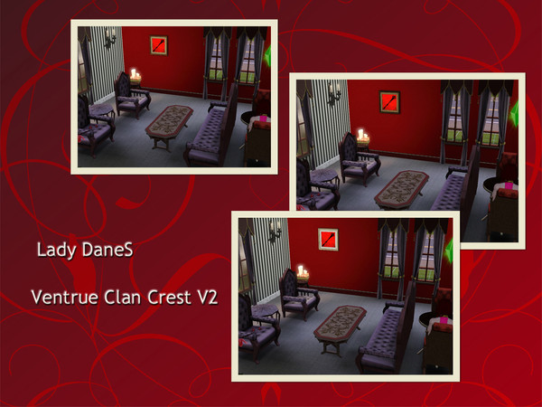 The Sims Resource | Lady DaneS Ventrue Clan Crest V2.