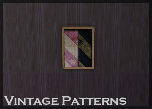 The Sims Resource - Vintage Patterns v3