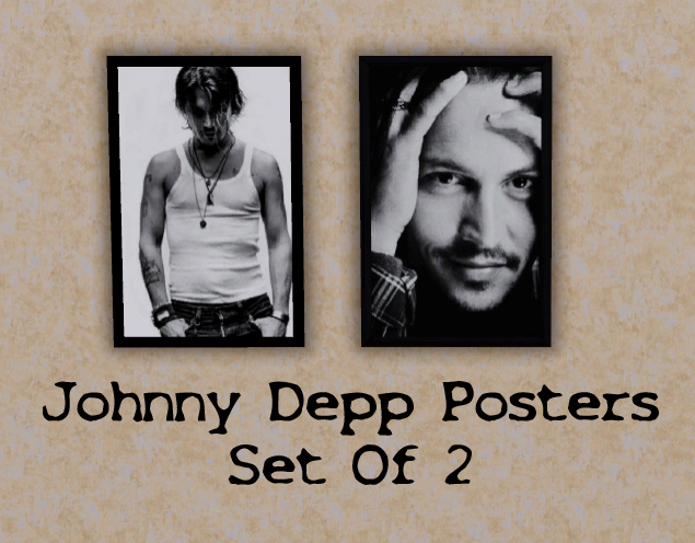 The Sims Resource | Johnny Depp Posters 2