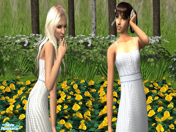 The Sims Resource | Pleated Summer Dresses