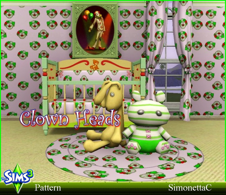 The Sims Resource - Clown heads